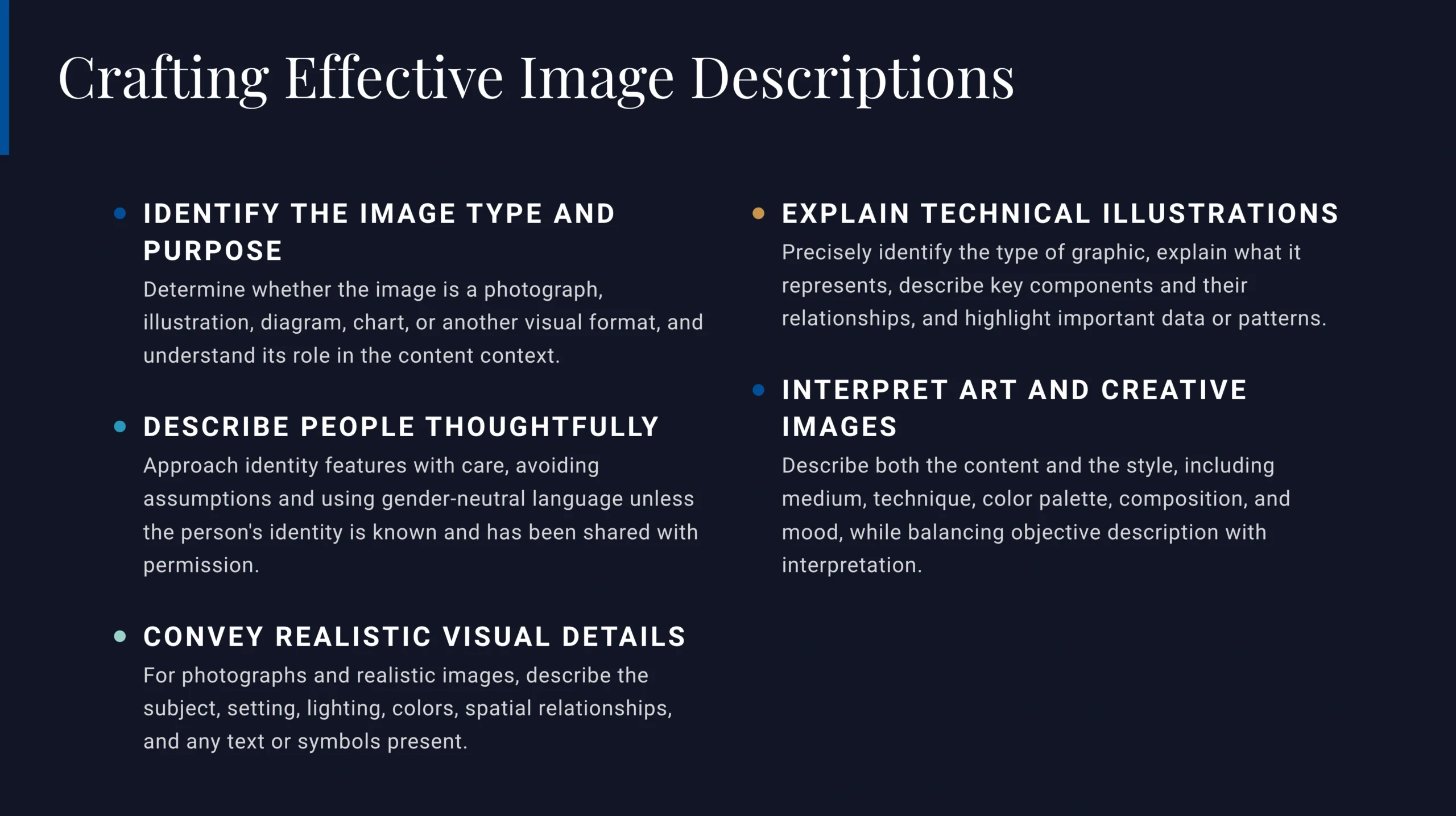 The Complete Guide to Image Descriptions