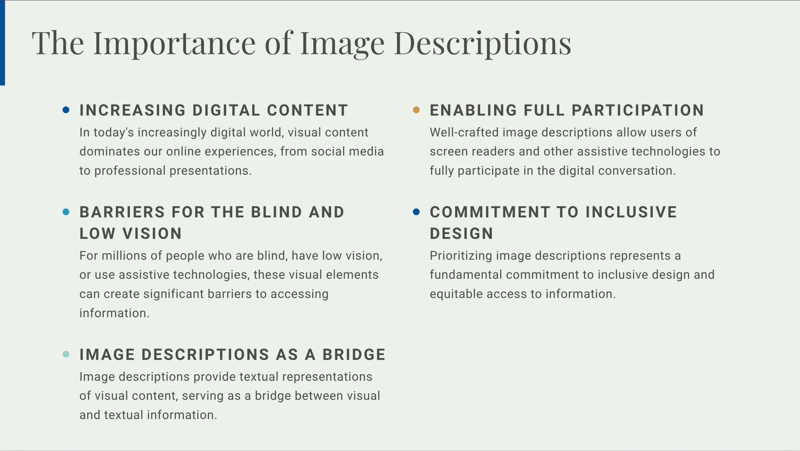 The Complete Guide to Image Descriptions